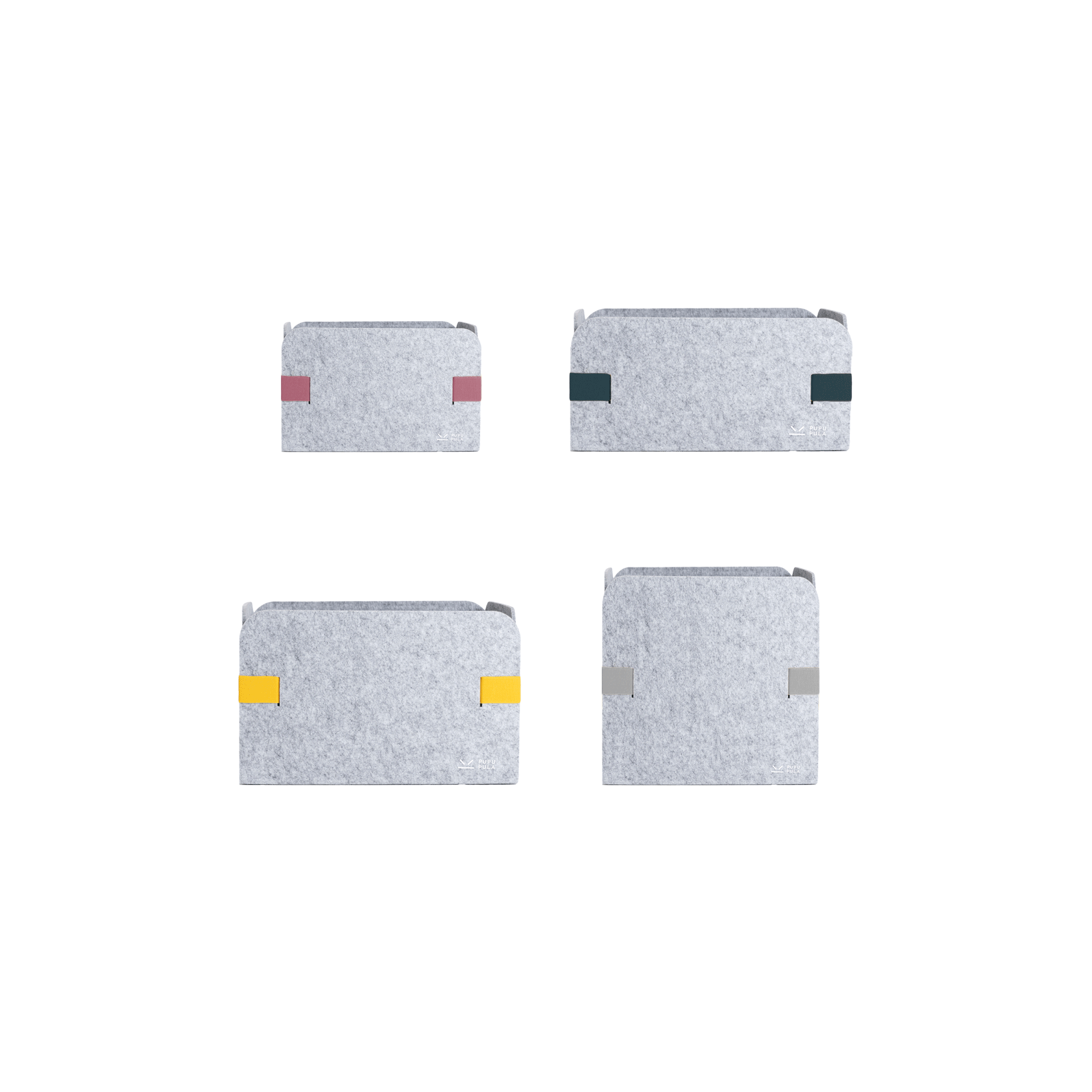 Felt Storage Box - Collapsible & Lightweight - PUPUPULA